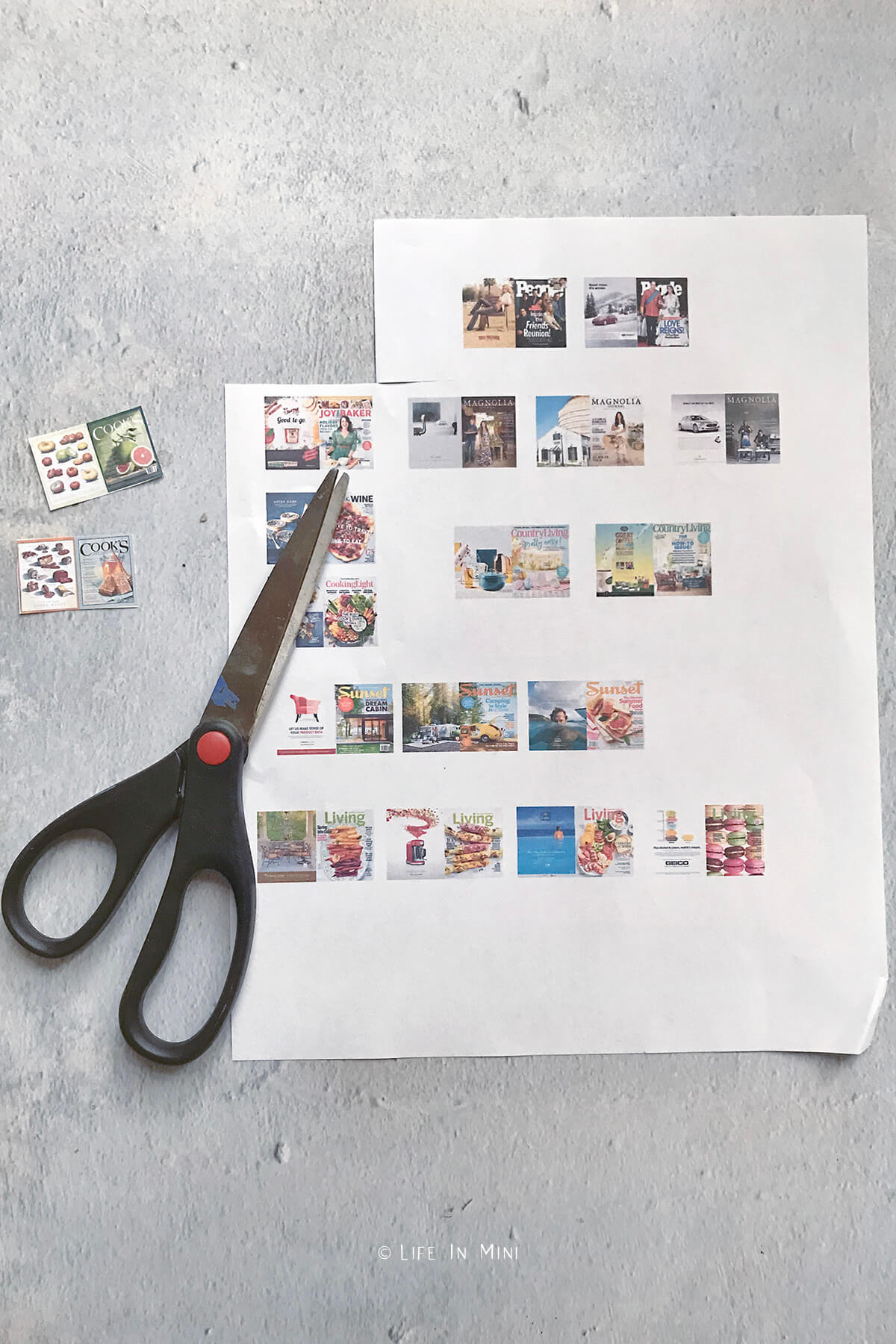 How to Make Miniature Magazines – Life in Mini