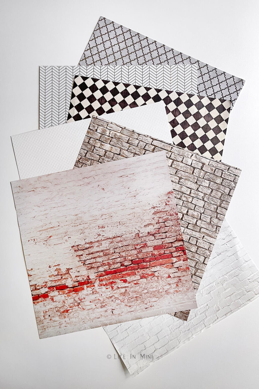 Scrapbook Paper and Miniatures – Life in Mini